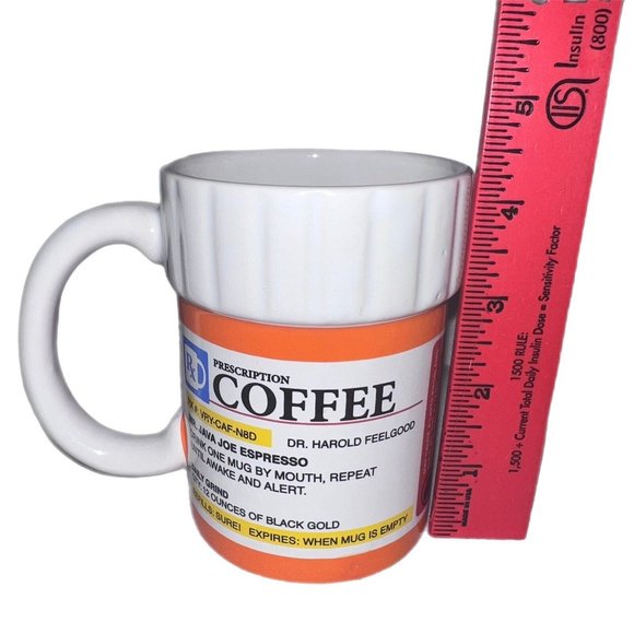 Big Mouth Inc | Dining | Prescription Pill Bottle Coffee Mug Cup Me ...